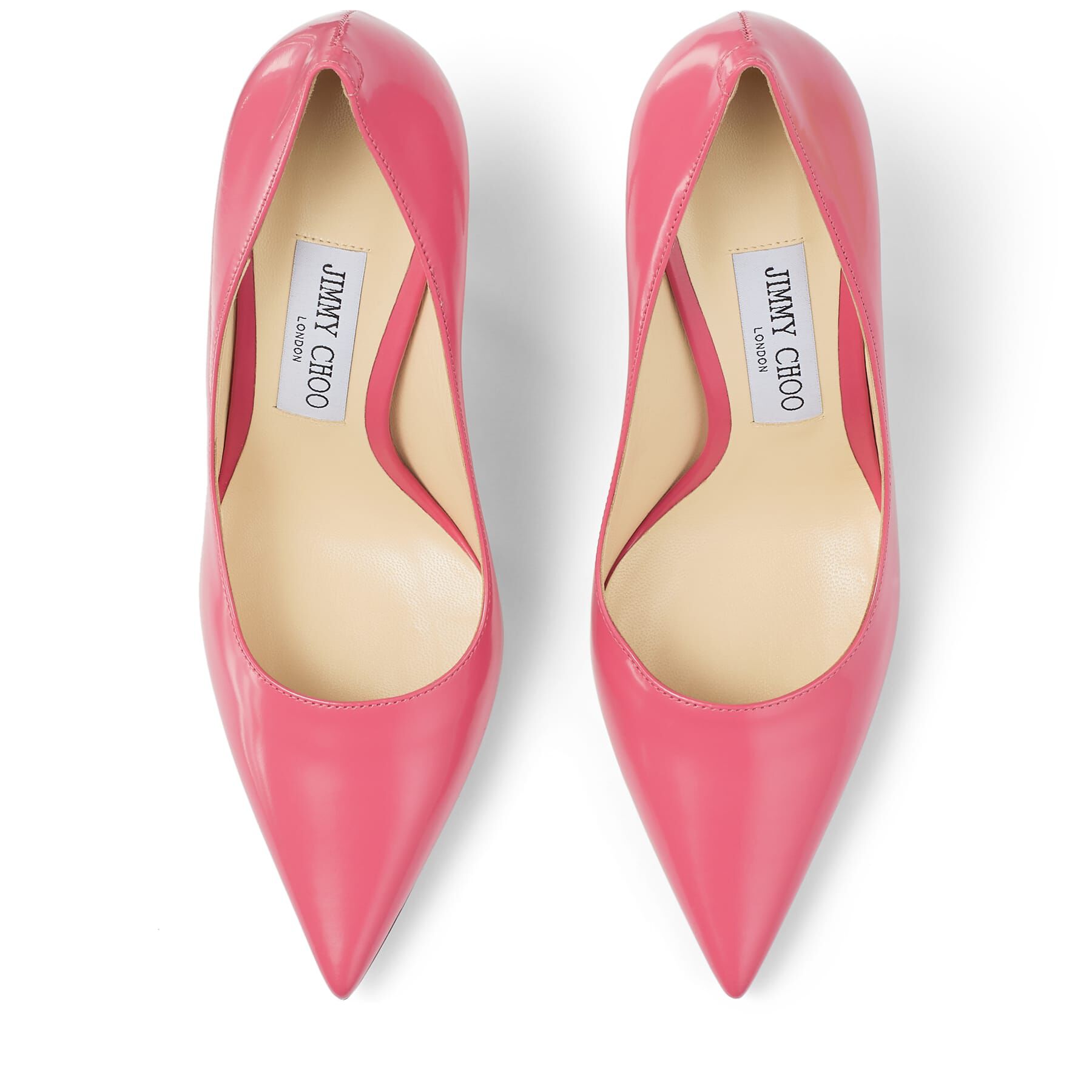 Bubblegum Pink Liquid Leather Pointed Pumplove100 Cruise 20 Jimmy Choo